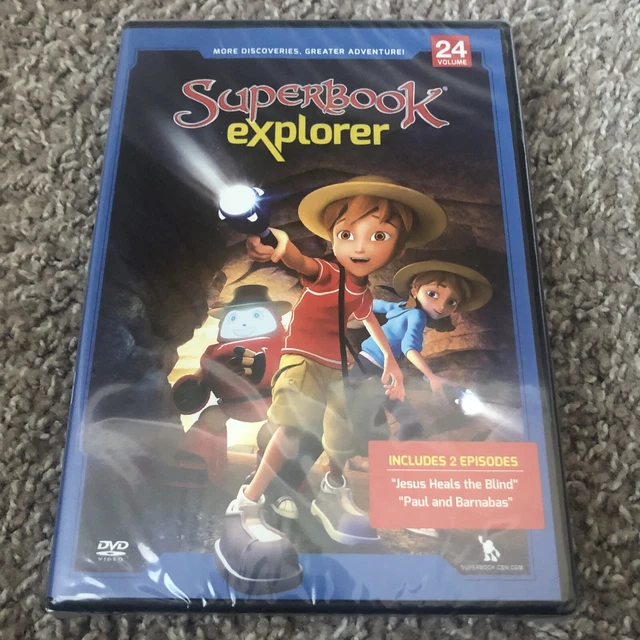 SUPERBOOK EXPLORER 24 DVD "Jesus Heals The Blind" & "Paul And Barnabas ...