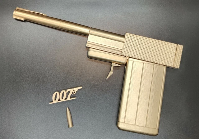 JAMES BOND 007/GOLDEN gun /Props/ Cosplay/Collectables 3D Printed £25. ...