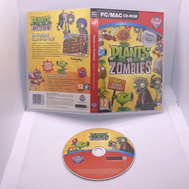 PLANTS VS ZOMBIES GOTY Edition (PC CD) Great Condition £7.55 - PicClick UK