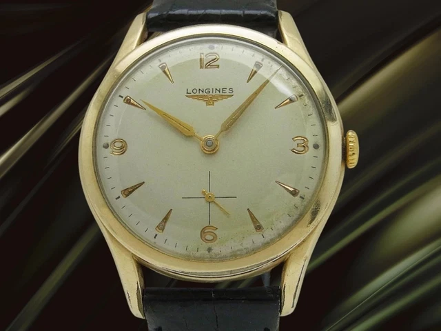 LONGINES CAL.12.68Z VINTAGE 1940s Manual Winding Mens Watch Authentic ...