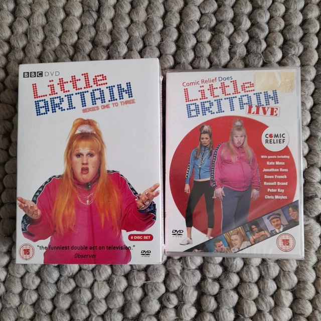 LITTLE BRITAIN - Series 1-3 BBC DVD Collection + Comic Relief DVD Live ...