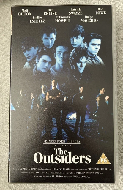 THE OUTSIDERS 1997 VHS Vintage Video Francis Ford Coppola UNTESTED ...