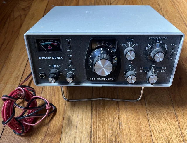 RARE SWAN 100MXA SSB Transceiver Ham Radio - UNTESTED EUR 188,84 ...