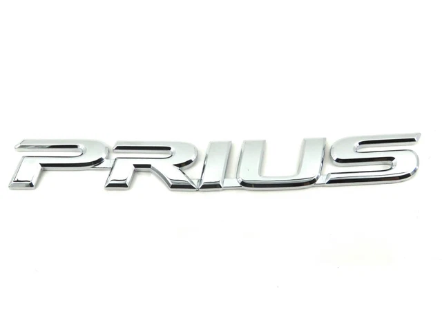 GENUINE NEW TOYOTA PRIUS REAR BADGE Boot Emblem Tailgate Hybrid 2009 ...