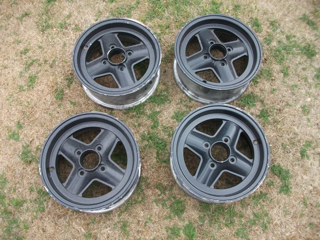 CLASSIC MINI REVOLUTION 4 Spoke Wheels 12 x 5J Powder Coated £95.00 ...