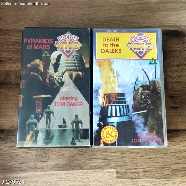 DOCTOR WHO: PYRAMIDS Of Mars & Death To The Daleks VHS BBC Video £11.07 ...