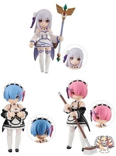 DESKTOP ARMY RE:ZERO Figure Set All 3 Types £114.72 - PicClick UK