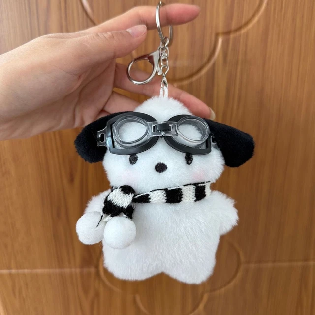 POCHACCO PLUSH KEYCHAIN With Glasses And Butterfly Bow For Kids And ...