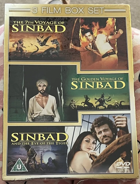 SINBAD DVD BOX Set 3 Film 7Th Voyage Golden Voyage Eye Of The Tiger Oop ...