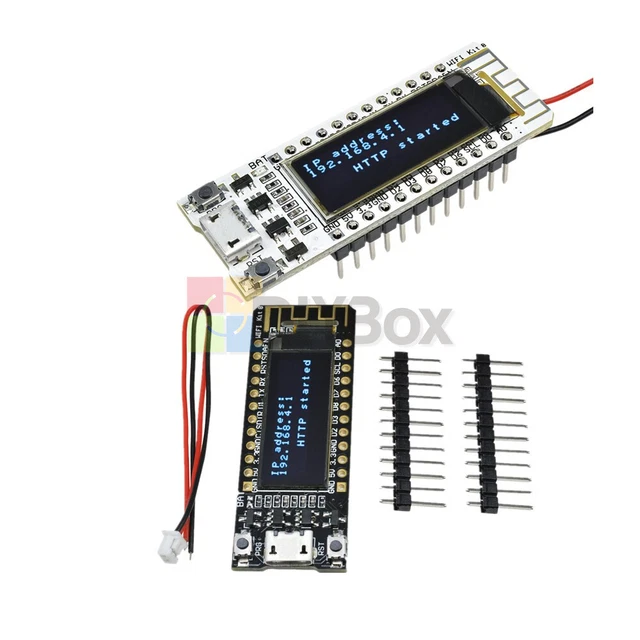 ESP8266 WIFI MODULE 0.91"Inch OLED Display Development Board NodeMcu ...