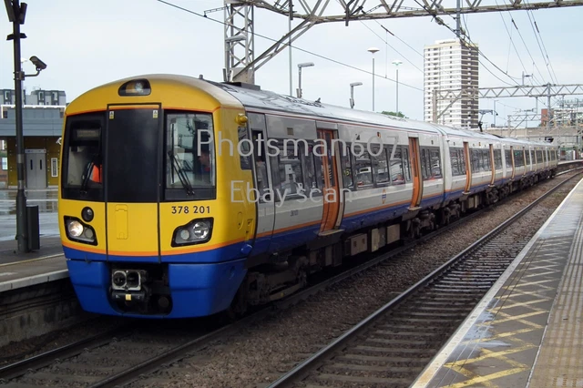CLASS 378 378201, 5 car EMU, in London Overground at Stratford £0.95 ...