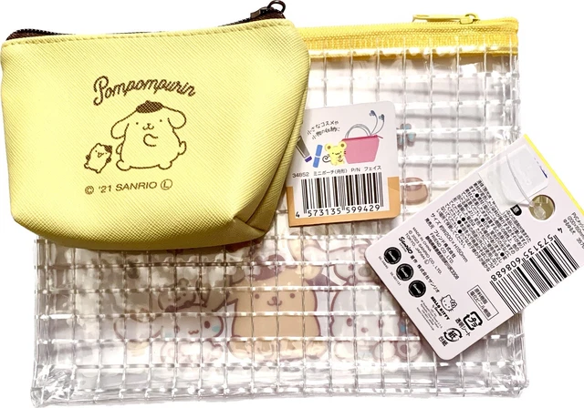 SANRIO DAISO POMPOMPURIN Pochacco Cinnamoroll Mini Case Coin Purse ...