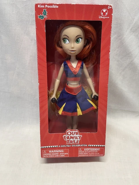 DISNEY STORE OUR Family Tree Kim Possible Doll 10” Cheerleader doll £31 ...