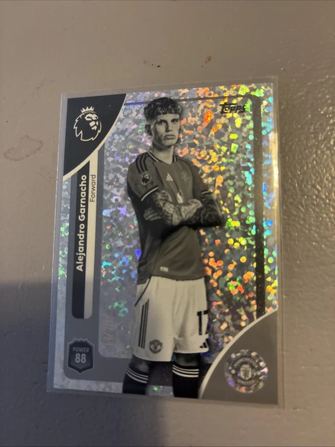 TOPPS PREMIER LEAGUE 2025/2026 Alejandro Garnacho. Number Match 17/75 ...
