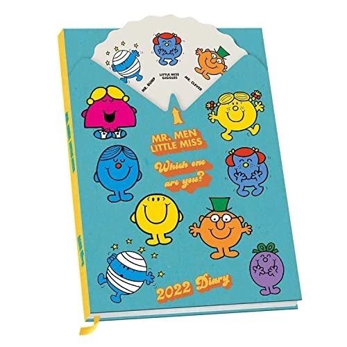 OFFICIAL MR MEN & Little Miss Spinning Wheel 2022 Diary - Week T £9.39 ...