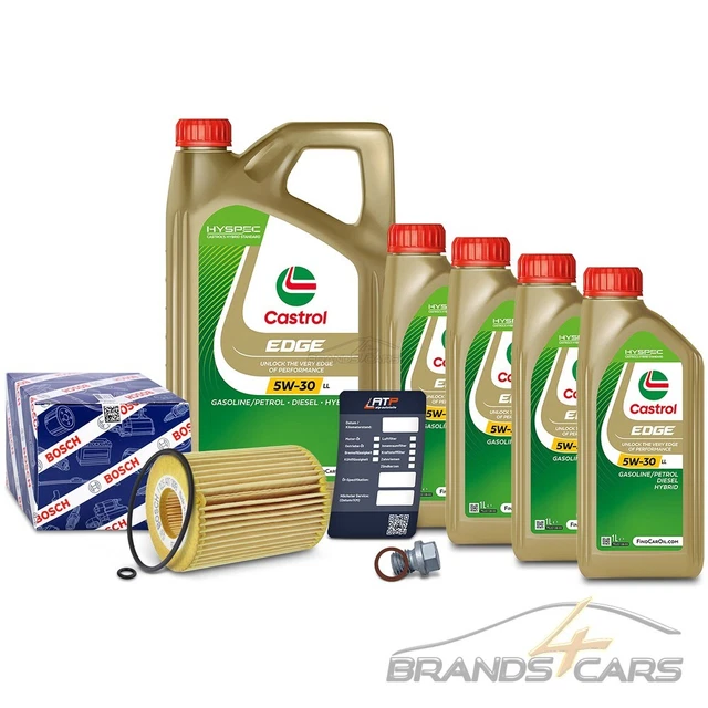 BOSCH ÖLFILTER+9L CASTROL Edge 5W-30 Ll Für Mercedes S-Klasse W221 320 ...