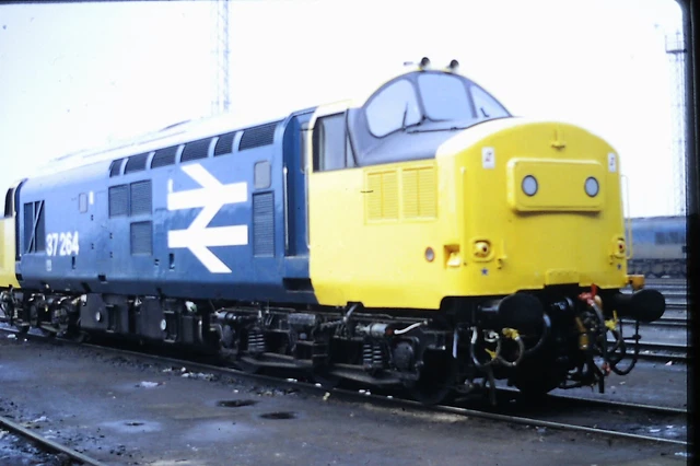 ORIGINAL~35MM COLOUR SLIDE~CLASS 37 37264 Toton 14/3/1984 + Copyright £ ... ORIGINAL~35MM COLOUR SLIDE~CLASS 37 37264 Toton 14/3/1984 + Copyright £ ...