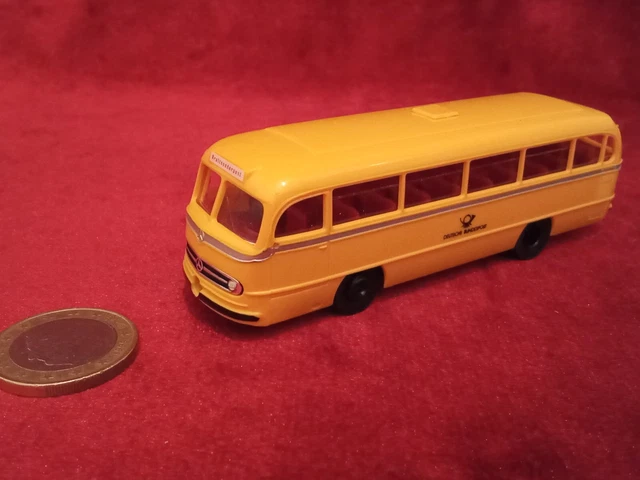 N16 BREKINA MERCEDES Benz O 321 Post Postbus Bus 1:87 H0 DBP Modellbus ...