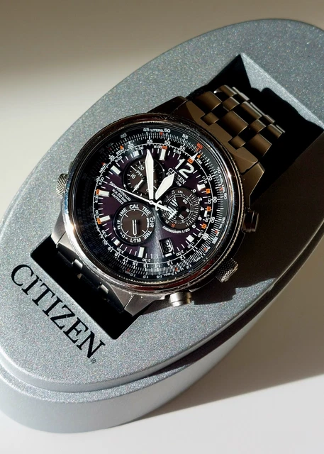 CITIZEN PROMASTER E670 Eco Drive Titanium Radio controlled Chronograph ...