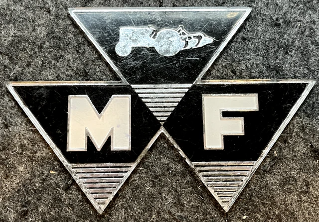 VINTAGE MF MASSEY Ferguson Tractor Badge Good Used Condition Rare £29. ...
