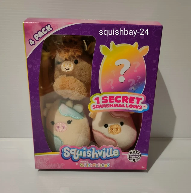 SQUISHMALLOWS SQUISHVILLE UDDERLY Sweet Squad BN Boxed $65.00 - PicClick AU