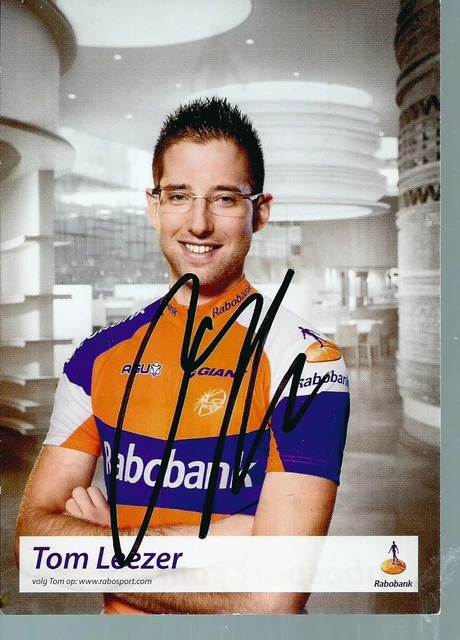 TDF-CYCLISME CP AUTOGRAPHE " TOM LEEZER " team RABOBANK EUR 1,50 ...