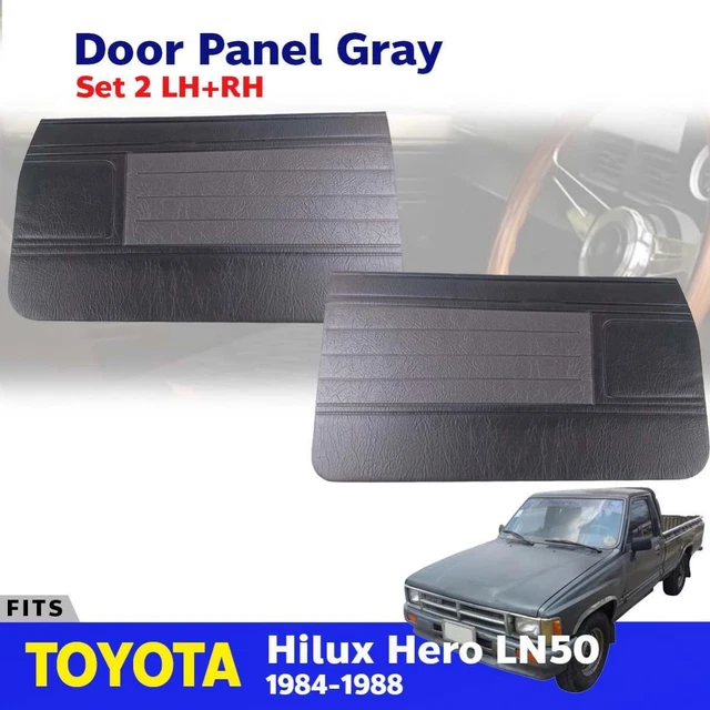 DOOR PANEL W Clips Gray Fits Toyota Hilux LN50 LN56 MK2 Pickup UTE 1984-88 2 PCS $492.80 ...