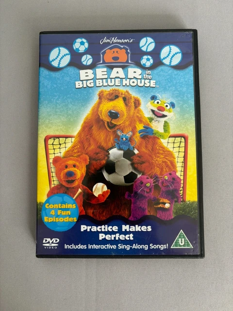 BEAR IN THE Big Blue House: Practice Makes Perfect Dvd Used Very Good ...