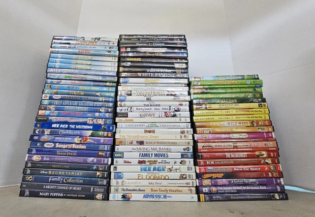 WHOLESALE LOT 50+ DVDs Kids & Family Childrens Baby Disney Nickelodeon ...