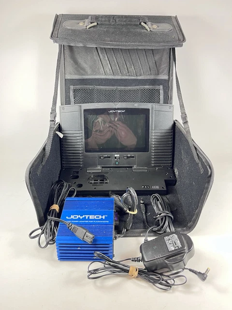 PS2 JOYTECH 7& Portable LCD Screen With Incar Power Adapter Faulty For ...