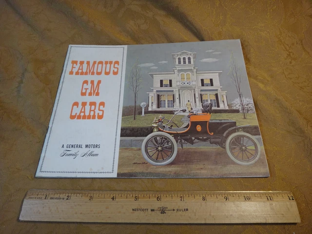 VINTAGE 1962 FAMOUS GM Cars Album Advertising Pamphlet Brochure - Free ...