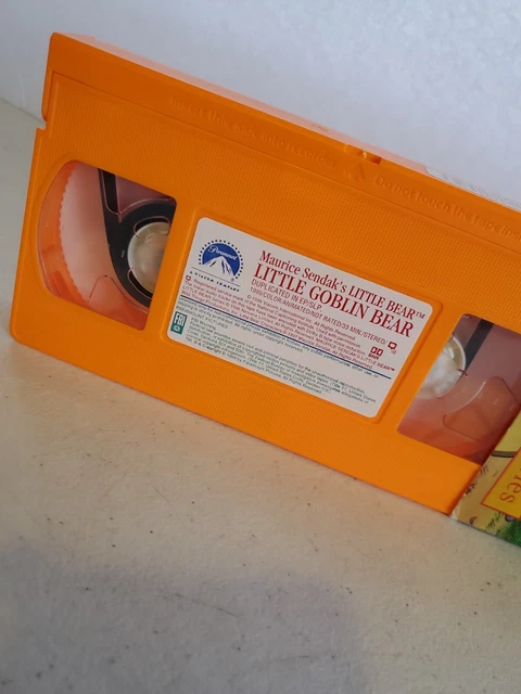 NICK JR LITTLE Bear Goblin Bear VHS Video Tape Halloween Nickelodeon ...