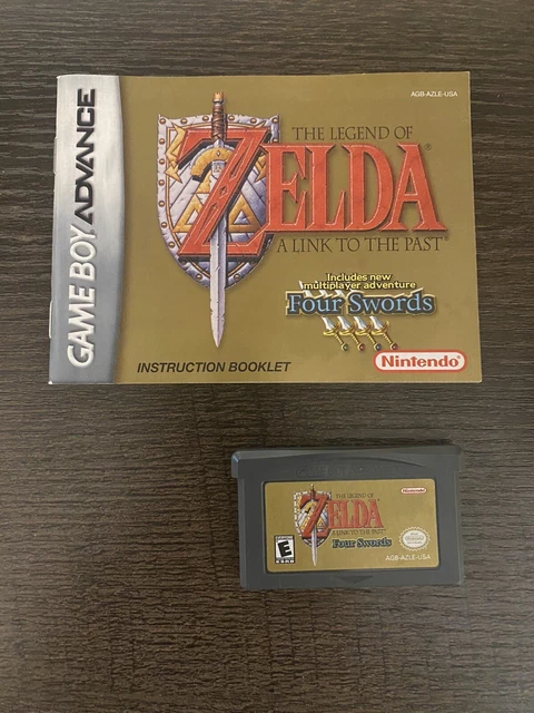 ZELDA LINK PAST Four Swords Nintendo Game Boy Advance Gameboy ...
