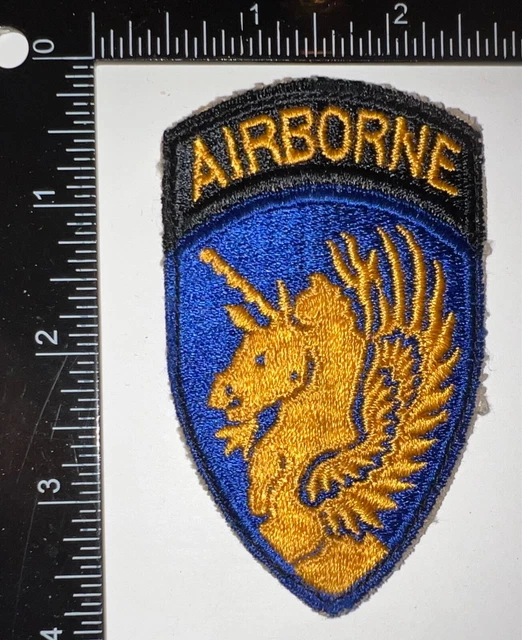 WWII US ARMY 13th Airborne Division With Integral Tab Arc Patch EUR 26 ...