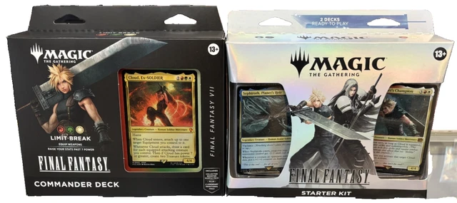 MTG: FINAL FANTASY Commander Deck - Limit Break + Final Fantasy Starter ...
