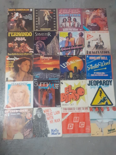 LOT20.VINYLE.DISCO-70S.+BONEY+SYLVESTER+ABBA+ VOYAGE+A.WARD+G.BROTHERS+BEE.GEES+ EUR 9,00 ...
