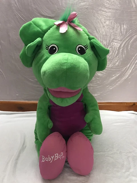 VINTAGE BARNEY BABY Bop Green Dinosaur Large 24" Soft Plush Toy £19.99 ...