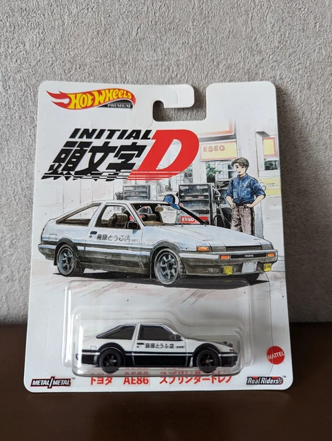 HOT WHEELS INITIAL D METAL AE86 Toyota Sprinter Trueno Collection 1/64 ...