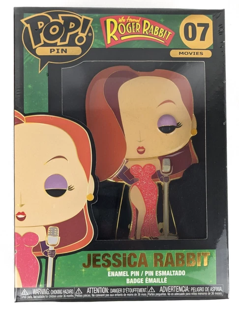FUNKO POP PINS Who Framed Roger Rabbit Jessica Rabbit Large Pin New $14 ...