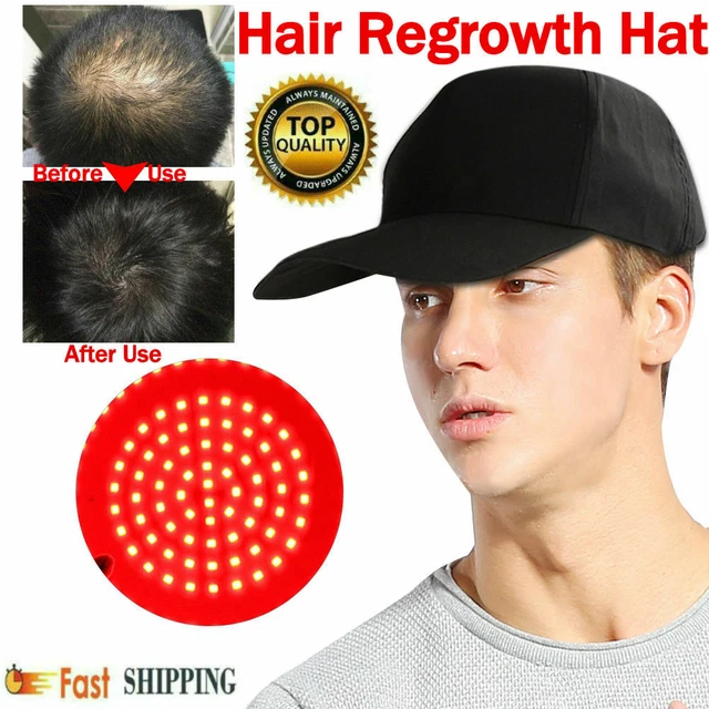 LASER HAIR GROWTH Cap Hat LED Anti-Hair Loss Hair Regrowth Treat ...