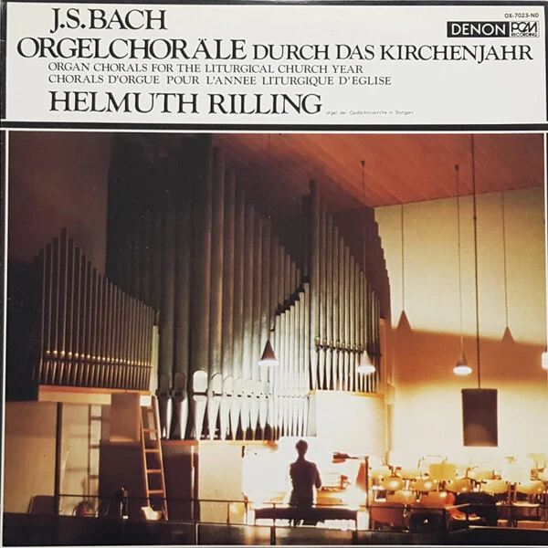HELMUTH RILLING - Orgelchorale Durch Das Kirchenjahr - Used Vinyl Re ...
