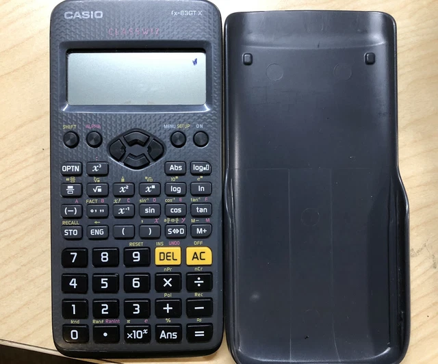 CASIO FX-83GTX SCIENTIFIC Calculator, UK Exam Approved 276 Functions ...