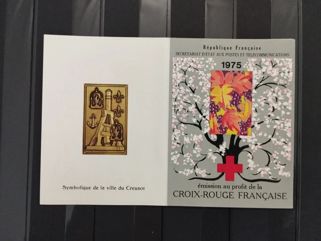 TIMBRE FRANCE BLOC carnet croix rouge 1975 n° 2024 CR neuf** luxe EUR 2,00 - PicClick DE