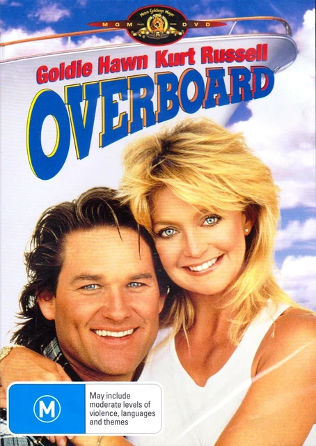 OVERBOARD (1987) DVD-KURT Russell-Goldie Hawn-Katherine Helmond-Roddy ...