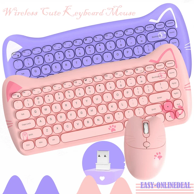 Wireless Keyboard Mouse Combo Compact Wireless Keyboard And Mouse Set 2 4g Cute £22 98 Picclick Uk