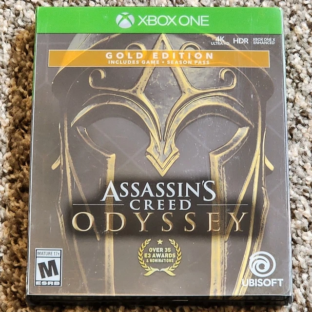 ASSASSINS CREED ODYSSEY Steelbook Gold Edition Microsoft Xbox One $20. ...