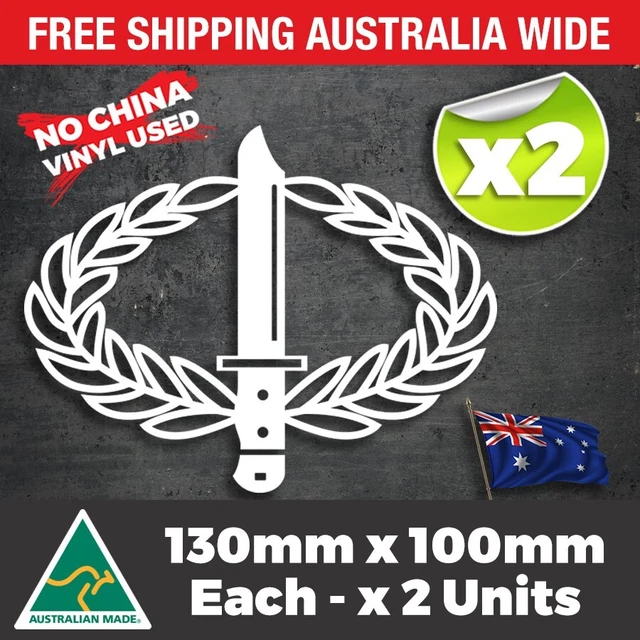 ICB INFANTRY COMBAT Badge Decal Patriotic Defence Australiana Army Adf ...