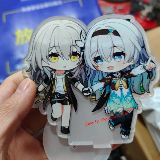 ANIME HONKAI: STAR Rail Firefly & Stelle Desktop Stand Figure ...