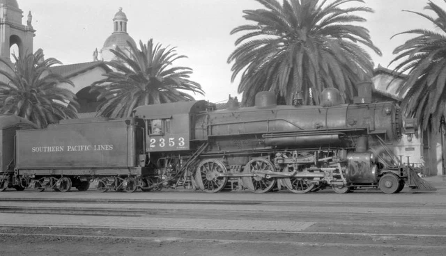 SP SOUTHERN PACIFIC Railroad Locomotive Engine No 2353 Old Train Photo EUR 6,62 - PicClick FR