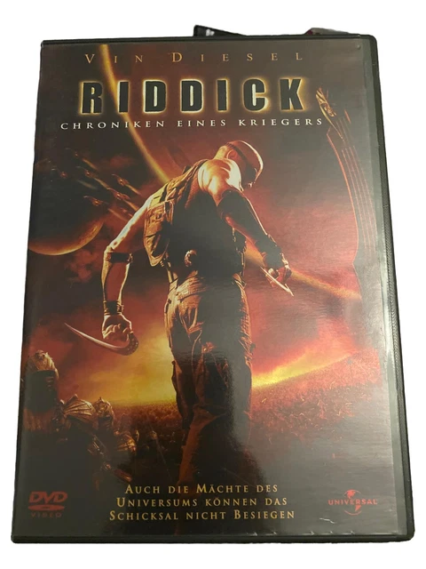 RIDDICK CHRONIKEN EINES Kriegers DVD Vin Diesel Science-Fiction ...